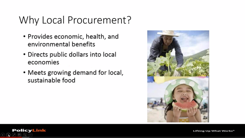 Local Food Procurement 101: Policies and Programs - Center for Good ...